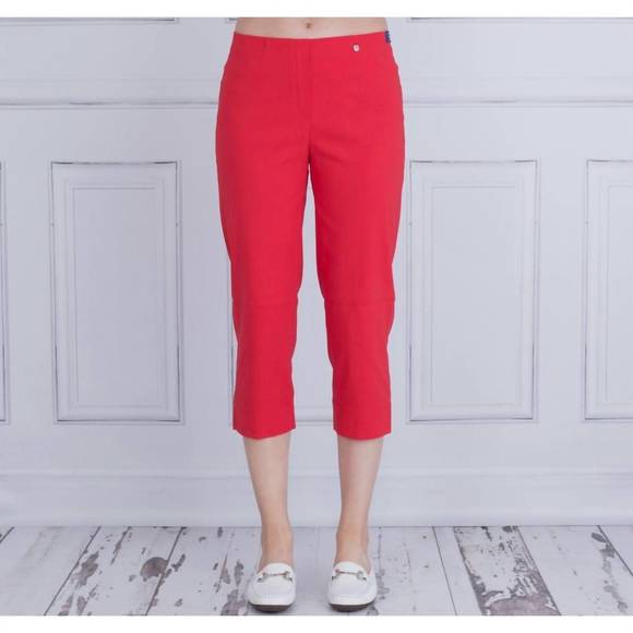 Robell | Pants & Jumpsuits | New Robell Marie Capri In Red | Poshmark